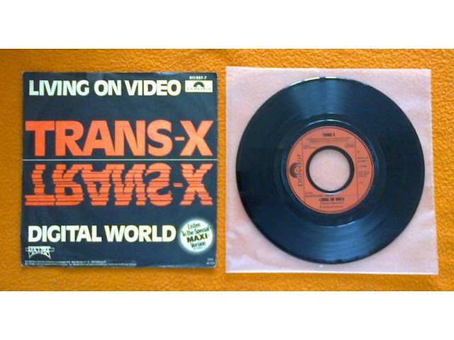 TRANS-X - Living On Video (singl) Made in Germany