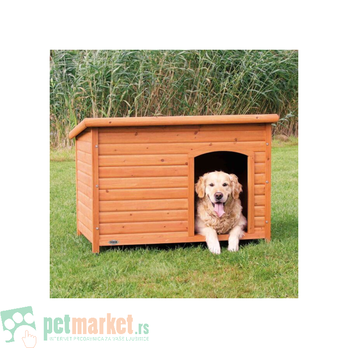 Trixie: Drvena kućica za pse sa ravnim krovom Classic, L