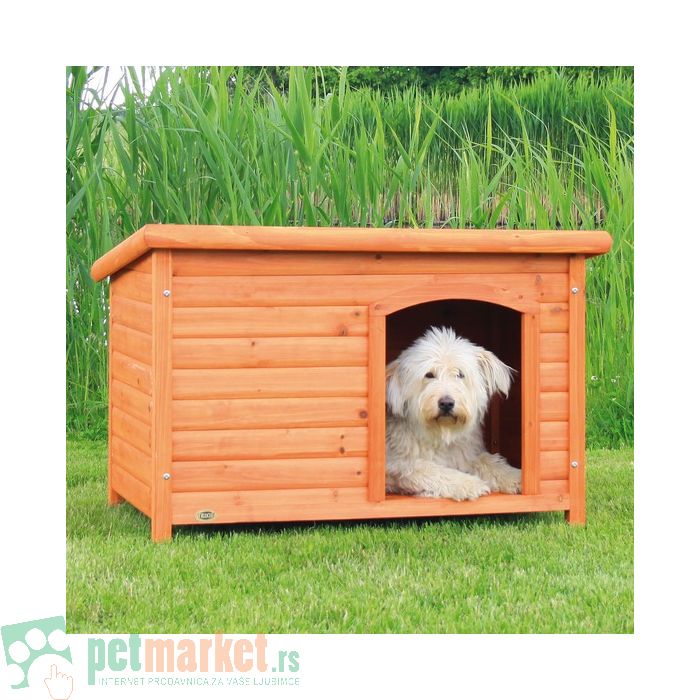 Trixie: Drvena kućica za pse sa ravnim krovom Classic, M-L