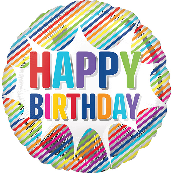 4178201
18″ Foil Happy Birthday Striped Burst