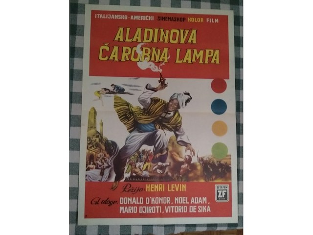 plakat ALADINOVA CAROBNA LAMPA
