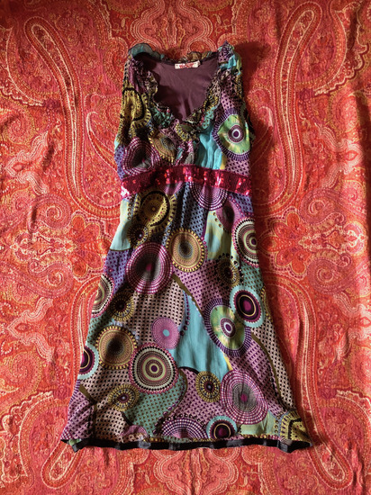 KONTATTO Italijanska mini haljina sa motivom M