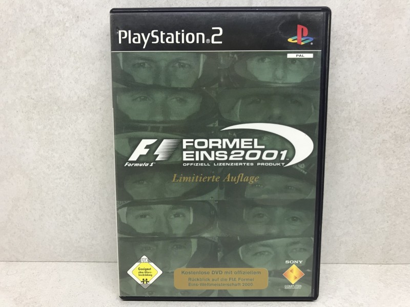 F1 Formula One 2001 + BONUS DVD CD - PS2 igra