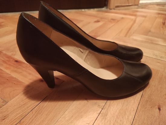 Boreli kozne crne cipele 41 , 26 cm NOVO