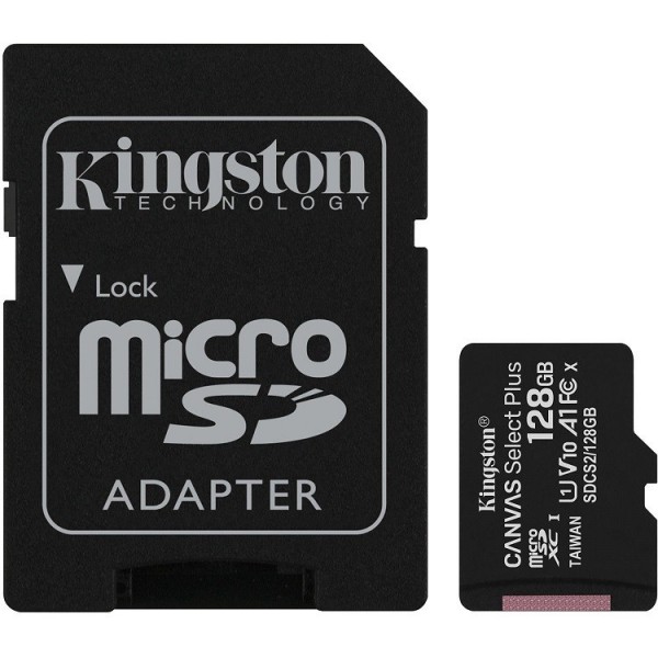 Kingston SDCS2/128GB Canvas Select Plus