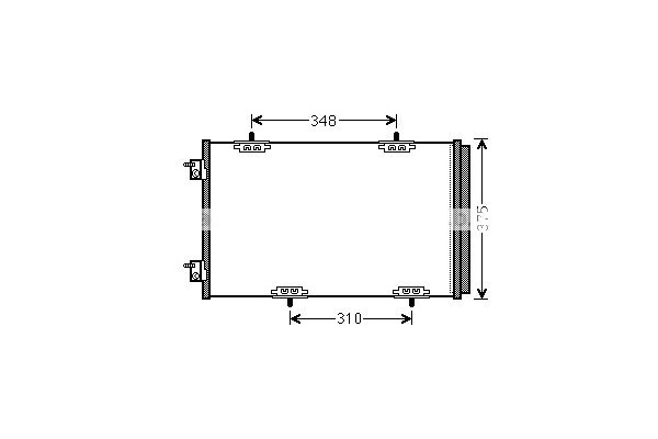 Kondenzator klime 23B2K8C1 - Citroen C-Elysee 12-