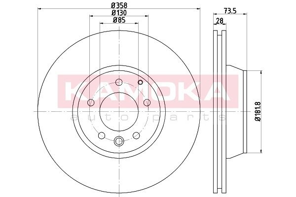 Zadnji diskovi kočnica 103277 - Audi Q7 06-15