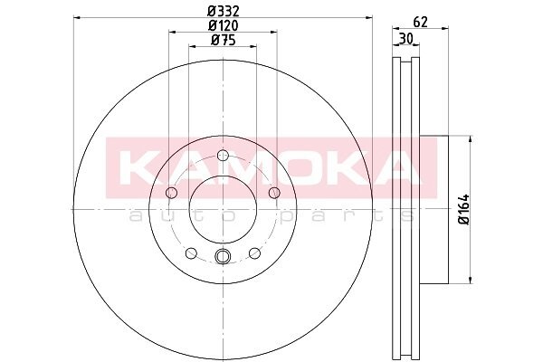 Prednji diskovi kočnica 103301 - BMW X5 06-18