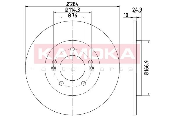 Zadnji diskovi kočnica 103175 - Hyundai i40 11-