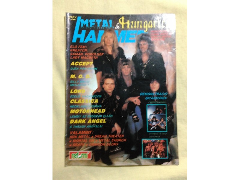 Metal Hammer. april 1989.