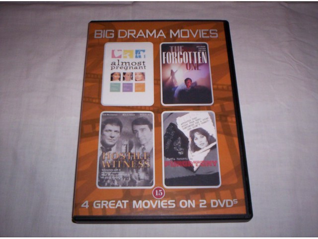 Big drama movies - 2 dvd