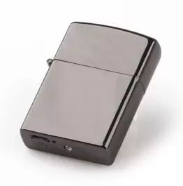 Metalni USB punjivi upaljač sa elektro varnicom u poklon kutiji sivi Copper