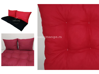 Jastuci za garniture od paleta - 100 x 50 x 50 cm - Red