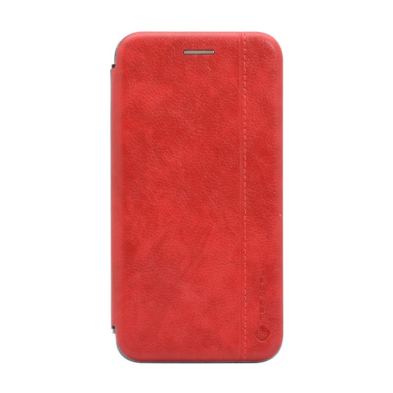 Maskica Teracell Leather za Xiaomi Redmi 9C crvena