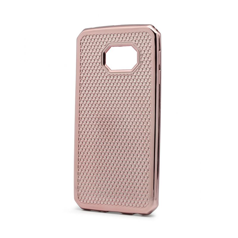 Maskica silikonska Lux za Samsung G925 S6 Edge roze