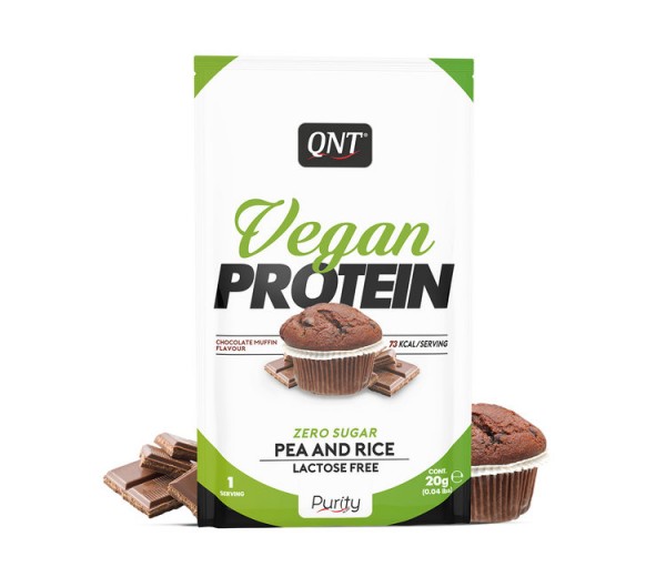 QNT Vegan Protein 20g Čokolada