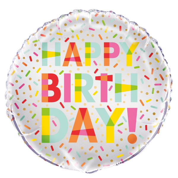 72597U
18″ Foil Happy Birthday Donut Party