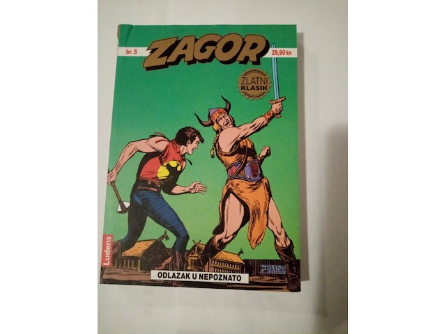 Zagor Klasik 5 Odlazak u nepoznato