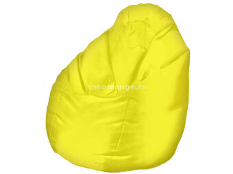 Velika lazy bag fotelja žuta
