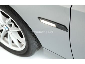 Kristalni LED bočni migavci BMW E46 / E60 / E90 M-LOOK (03-05) - crni