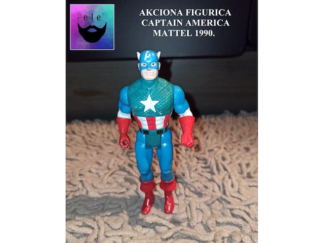 Akciona figura - Captain America Mattel 1990 TOP PONUDA