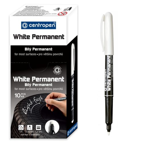 FLOMASTER PERMANENTNI BELI CENTROPEN 1,2mm *2686*