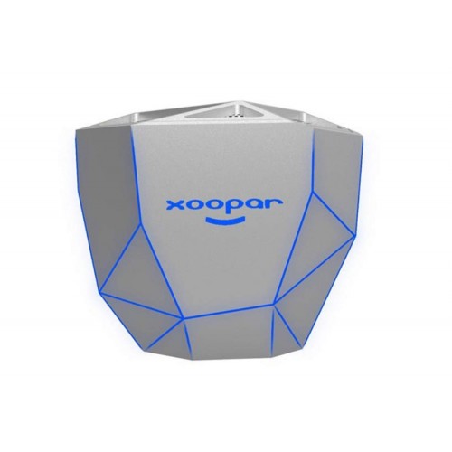 Bluetooth zvučnik Geo silver with blue Led Xoopar