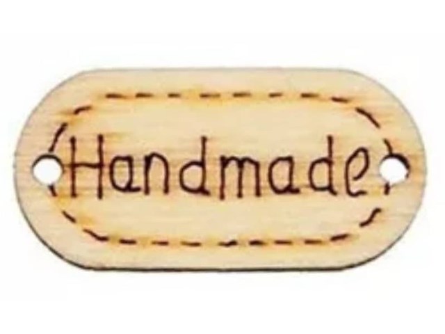 Hand Made - drvo 24 x 12 mm/ kom