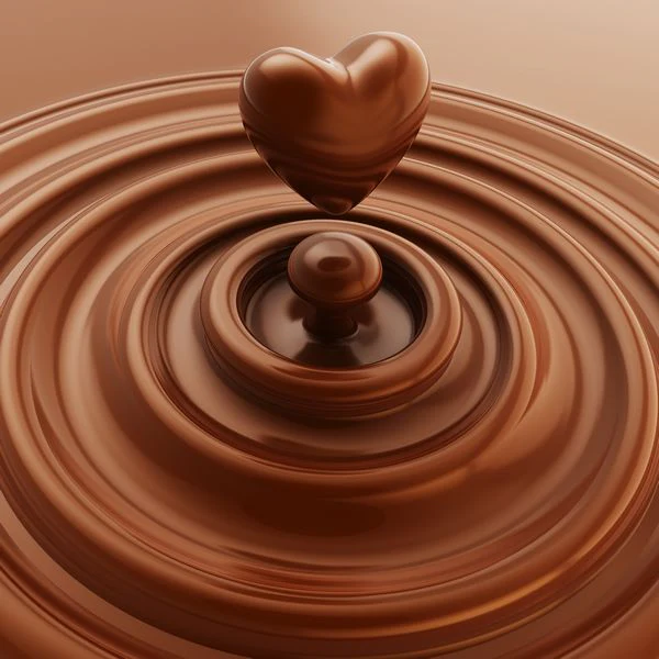 Cokolada srce i topla cokolada