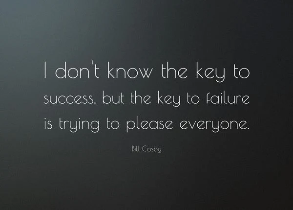 I dont know the key to success