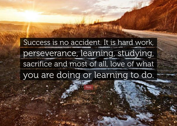 Success is no accident