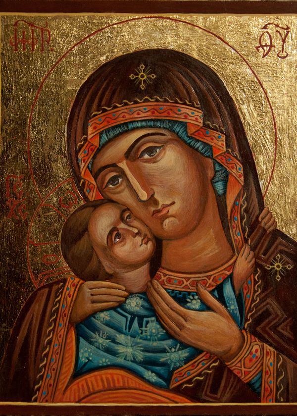 Bogorodica ikona Ivana Atanasova iz manastira Rilski u Bugarskoj