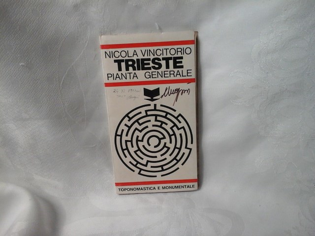 Plan Trsta Trieste karata Trsta