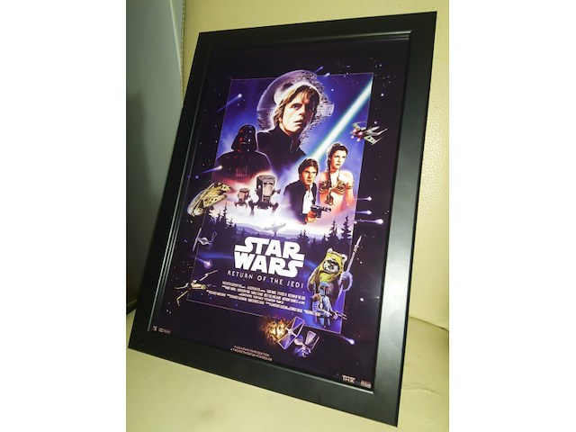 Filmski poster uramljen Star wars: Return of the Jedi