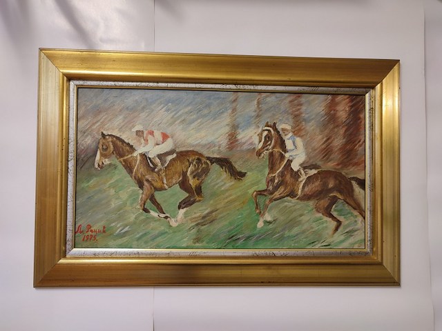 Slika `2 konja` Racić 1975.