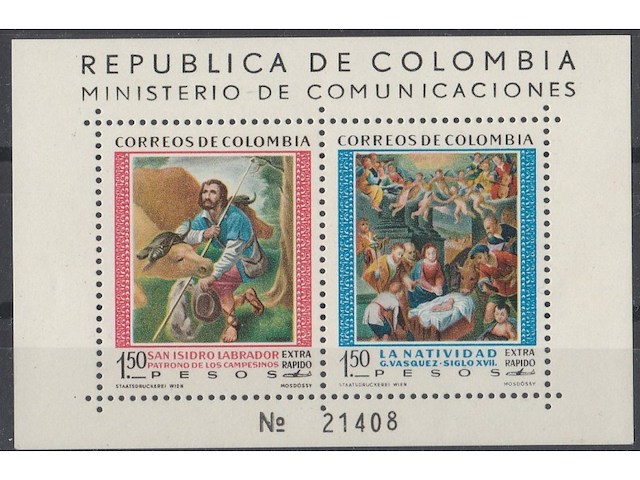 Kolumbija / Blok / 1960