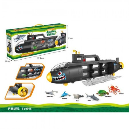 Speed, igračka, teretna podmornica, ajkula sa životinjama ( 861075 )