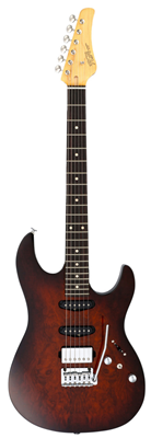 FGN Fujigen JOS2DUEW1R/IBS Imbuia Brown Sunburst Električna Gitara