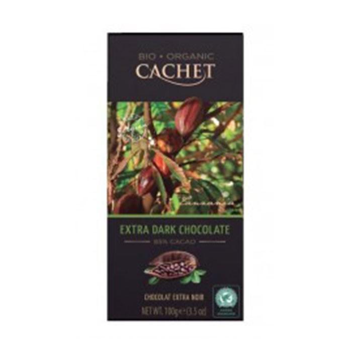 Organska crna čokolada 85% kakao Cashet 100g