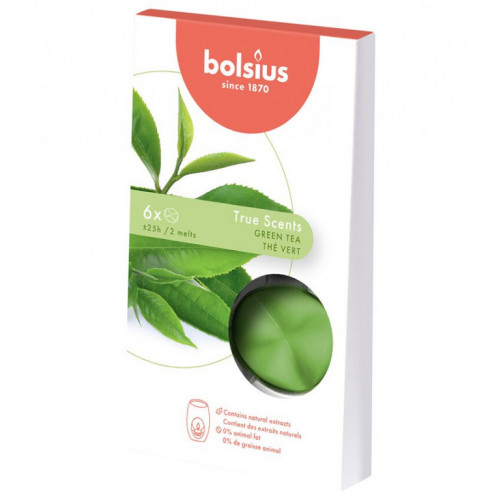 Bolsius mirisni voskovi/6 kom - Green Tea (zeleni čaj)