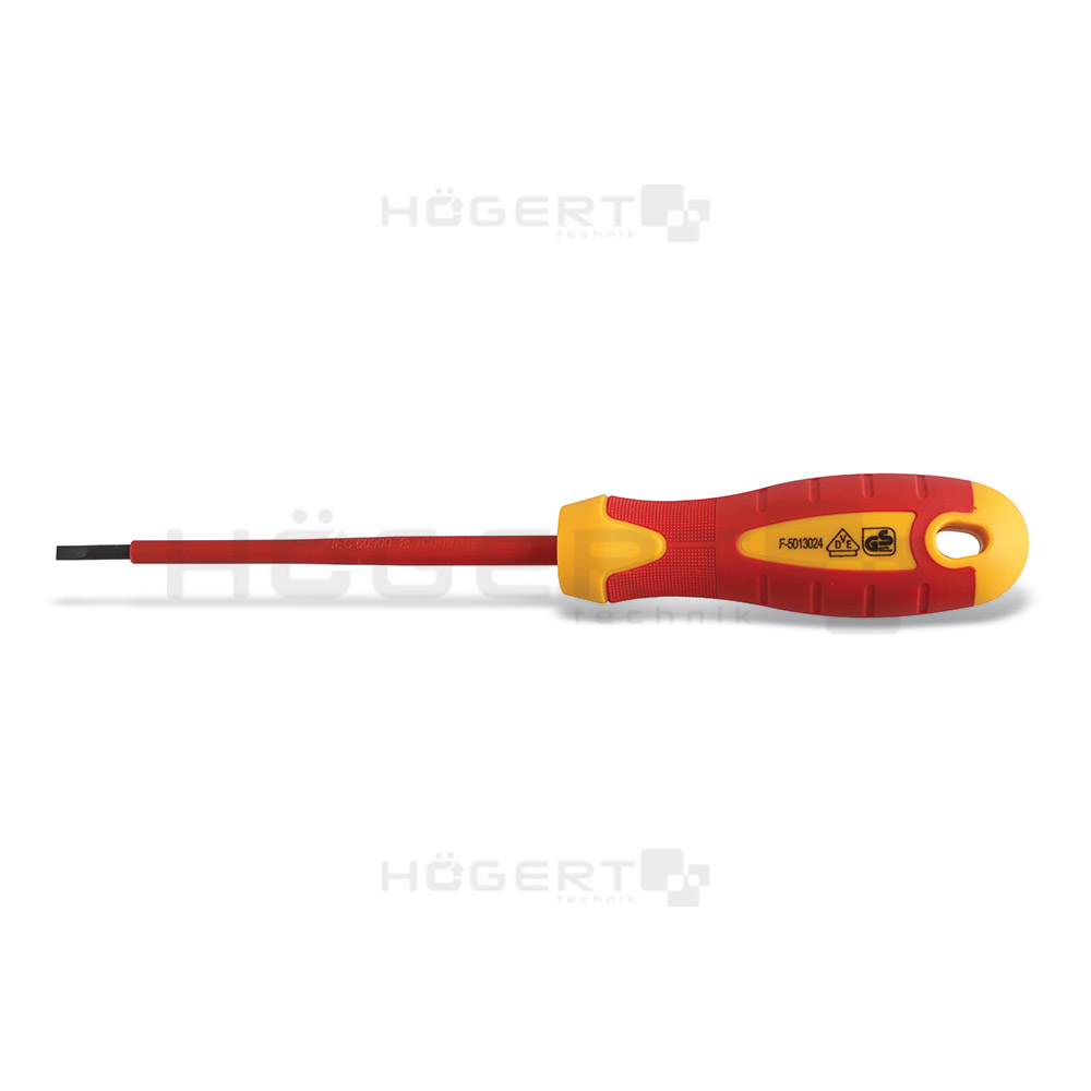 Hogert HT1S903 odvijač izolirani ravni 3 x 100 mm, 1000 v