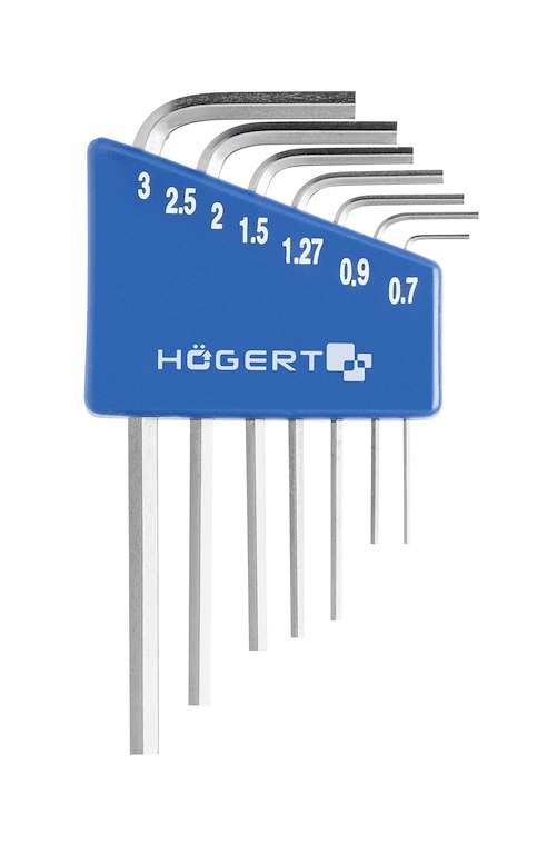 Hogert HT1W800 set imbus preciznih ključeva 7 kom