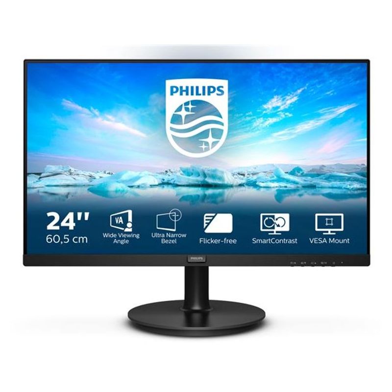 Monitor 24 Philips 241V8L/00 VA 75Hz VGA/HDMI