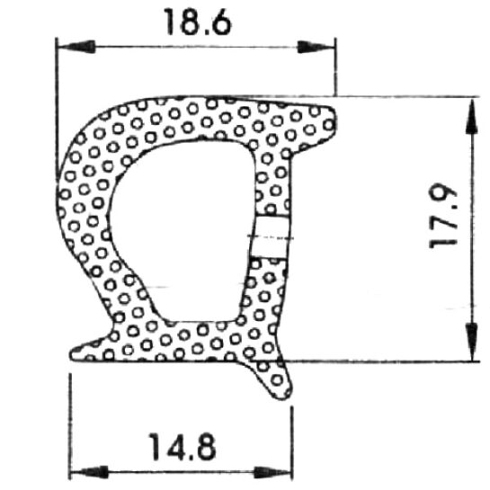 Gumeni profil sunđerasti – C177