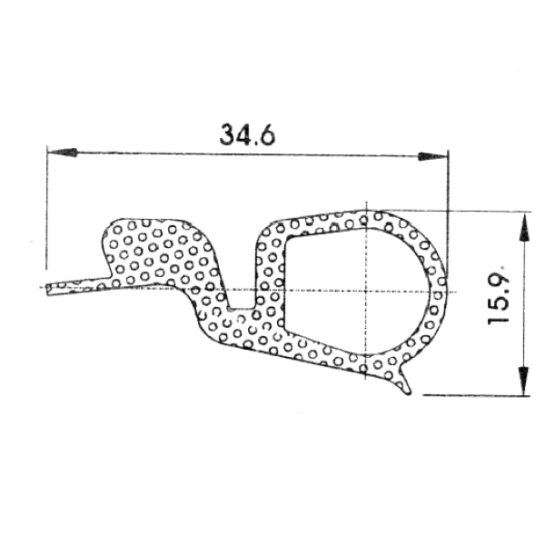 Gumeni profil sunđerasti – M187