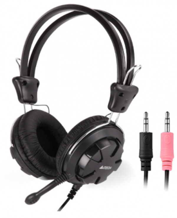 Gejmerske slušalice s mikrofonom, A4Tech A4-HS-28-1, 40mm/32ohm, black, 2x3.5mm