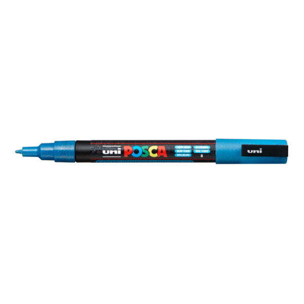 Uni POSCA Marker PC-3ML, glitter light blue