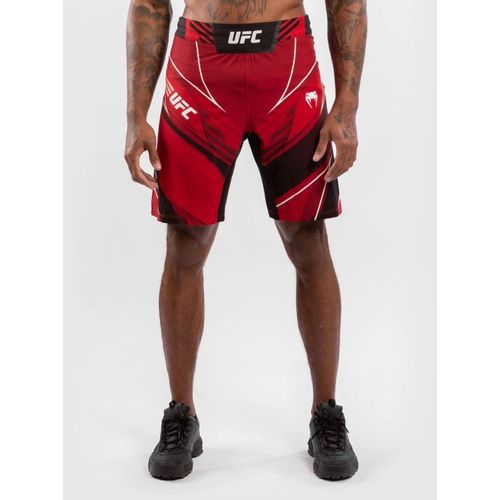 Venum UFC Authentic Fight Night Muški Šorc Dugi Crveni - XXXL