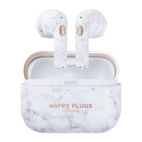 Happy Plugs Hope White Marble