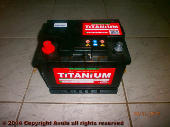 Akumulator 12V 55Ah +L 480A Titanium *10902860*
